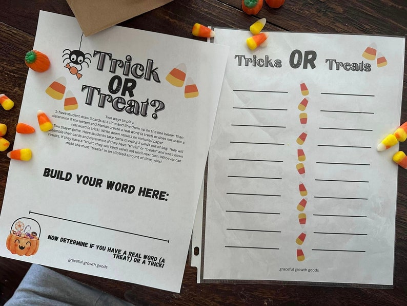 Phonics, Halloween Reading, Phonics Games, Trick or Treat Reading ...