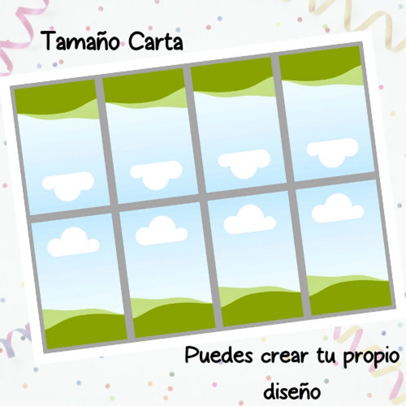 Plantilla Editable Mini Libro para colorear - Etsy España