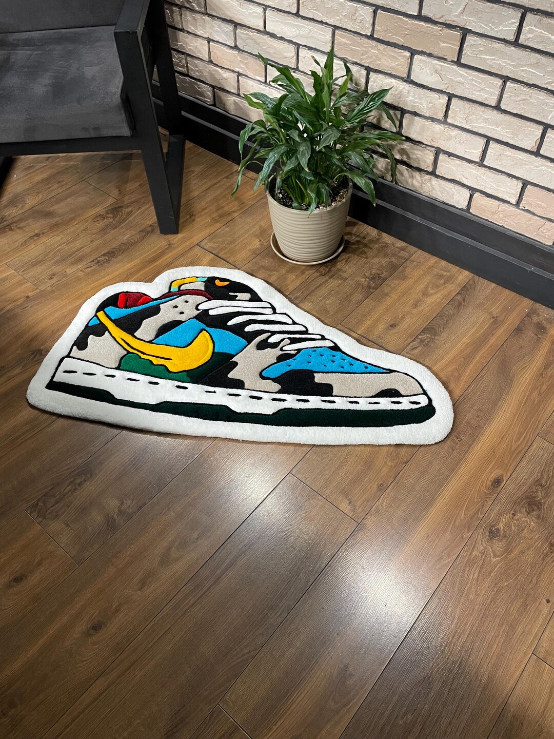 Tufted Carpet of Nike Dunk Sneakers - Etsy