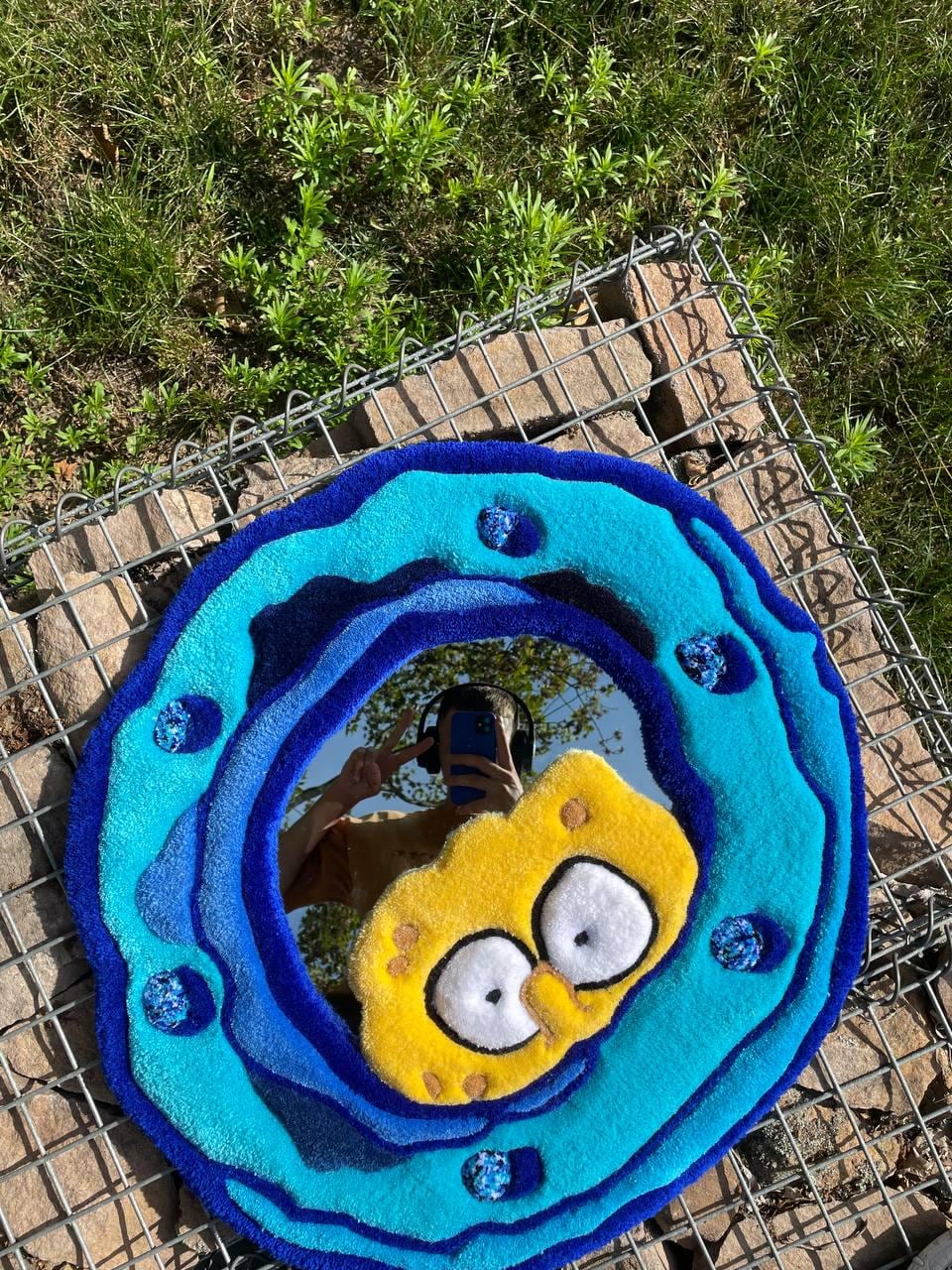 Tufting Fluffy Mirror - Etsy