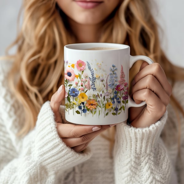 Flower Mugs - Etsy