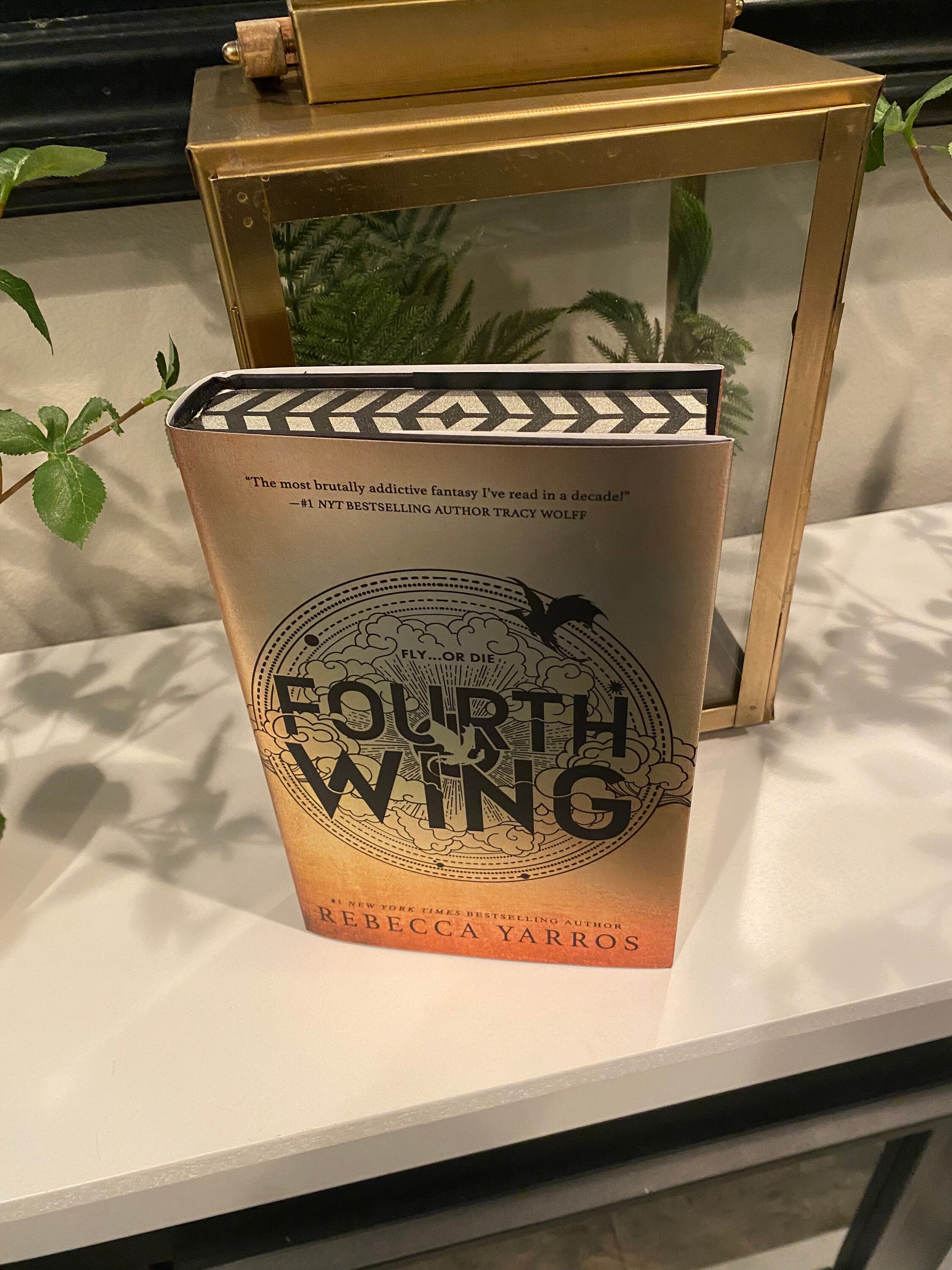Fourth Wing Book - Painted Edges - Etsy