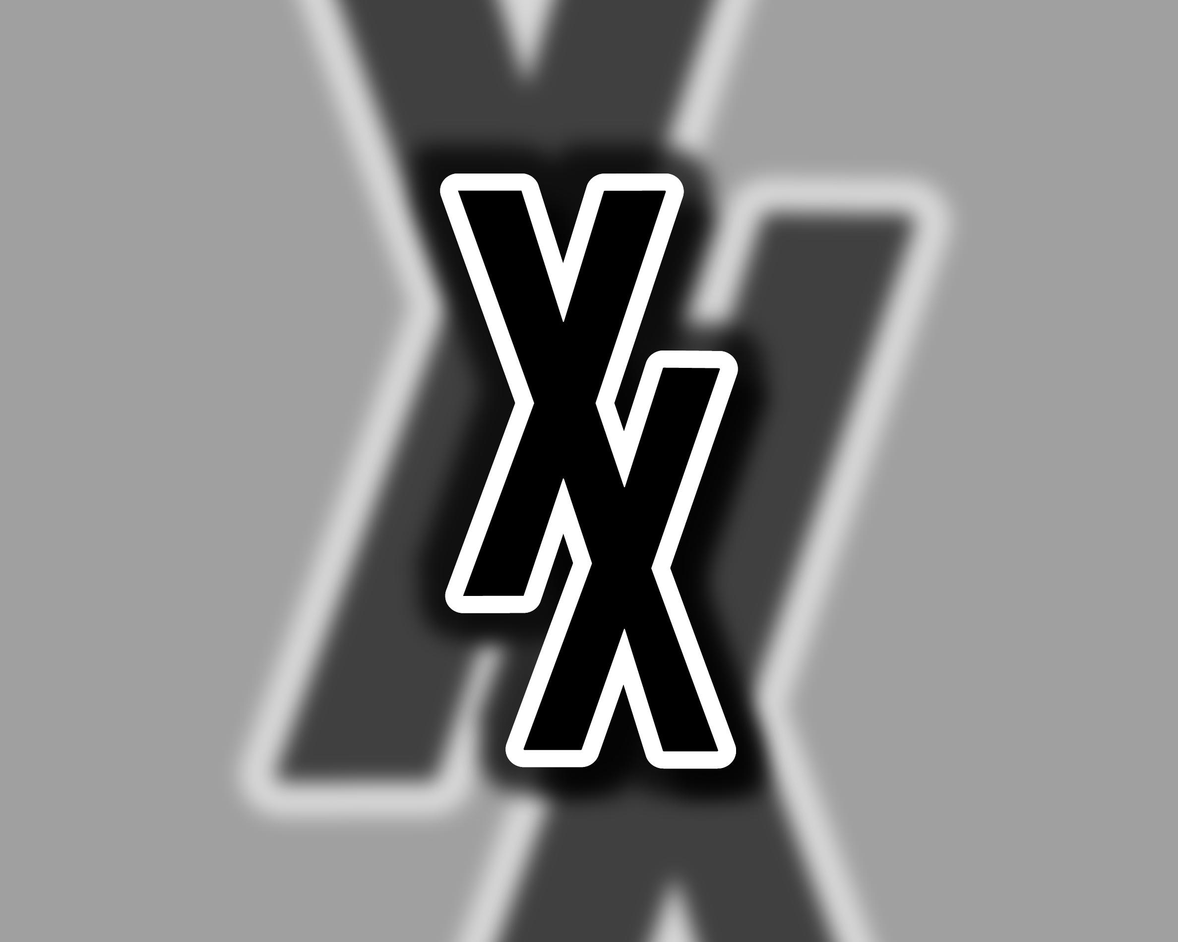 XX Sticker Black MGK Machine Gun Kelly Merch Double Xs Everyone Stand ...