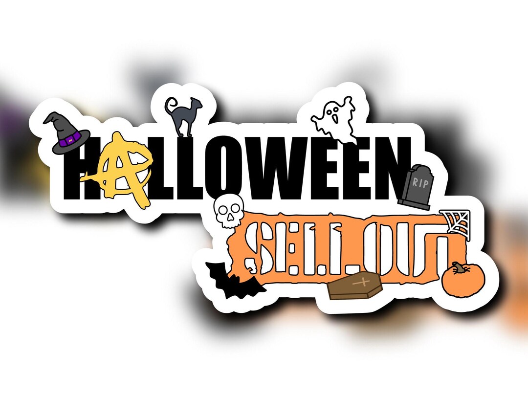 Fall Sellout MGK Sticker Machine Gun Kelly Holiday Themed Merch ...