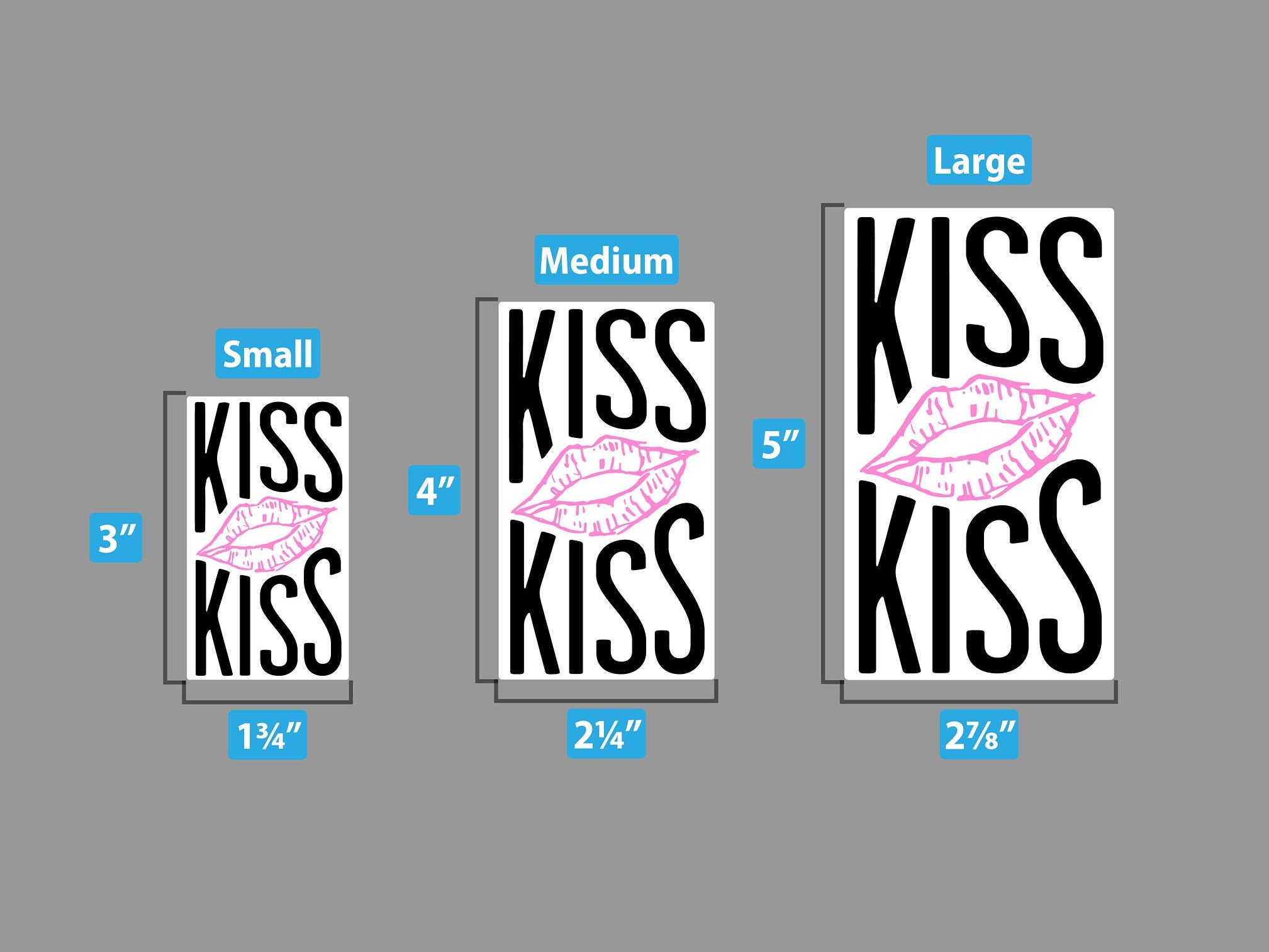 Kiss Kiss Machine Gun Kelly Sticker Tickets to My Downfall Decal MGK ...