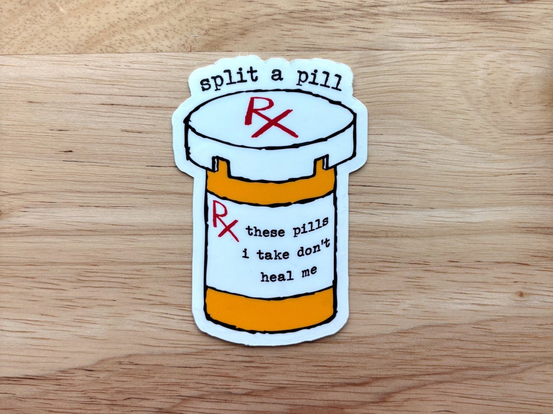Split A Pill Machine Gun Kelly Sticker Tickets to My Downfall Decal MGK ...