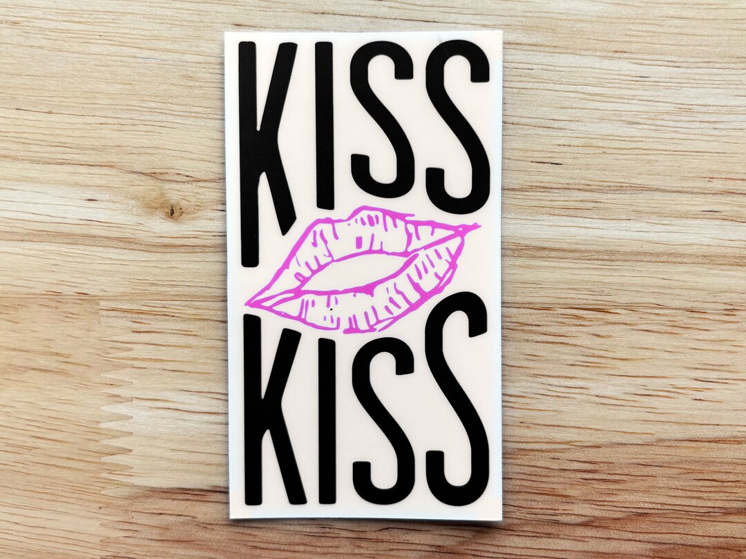Kiss Kiss Machine Gun Kelly Sticker Tickets to My Downfall Decal MGK ...