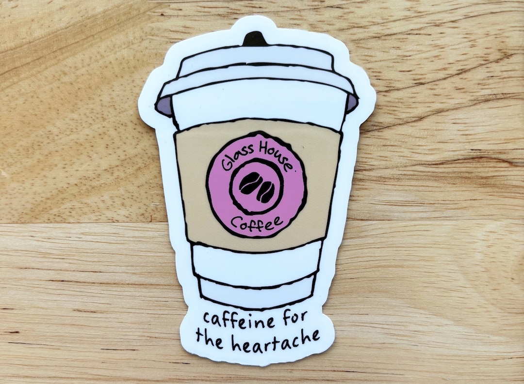 Machine Gun Kelly Sticker Glass House Coffee MGK Merch Hotel Diablo ...