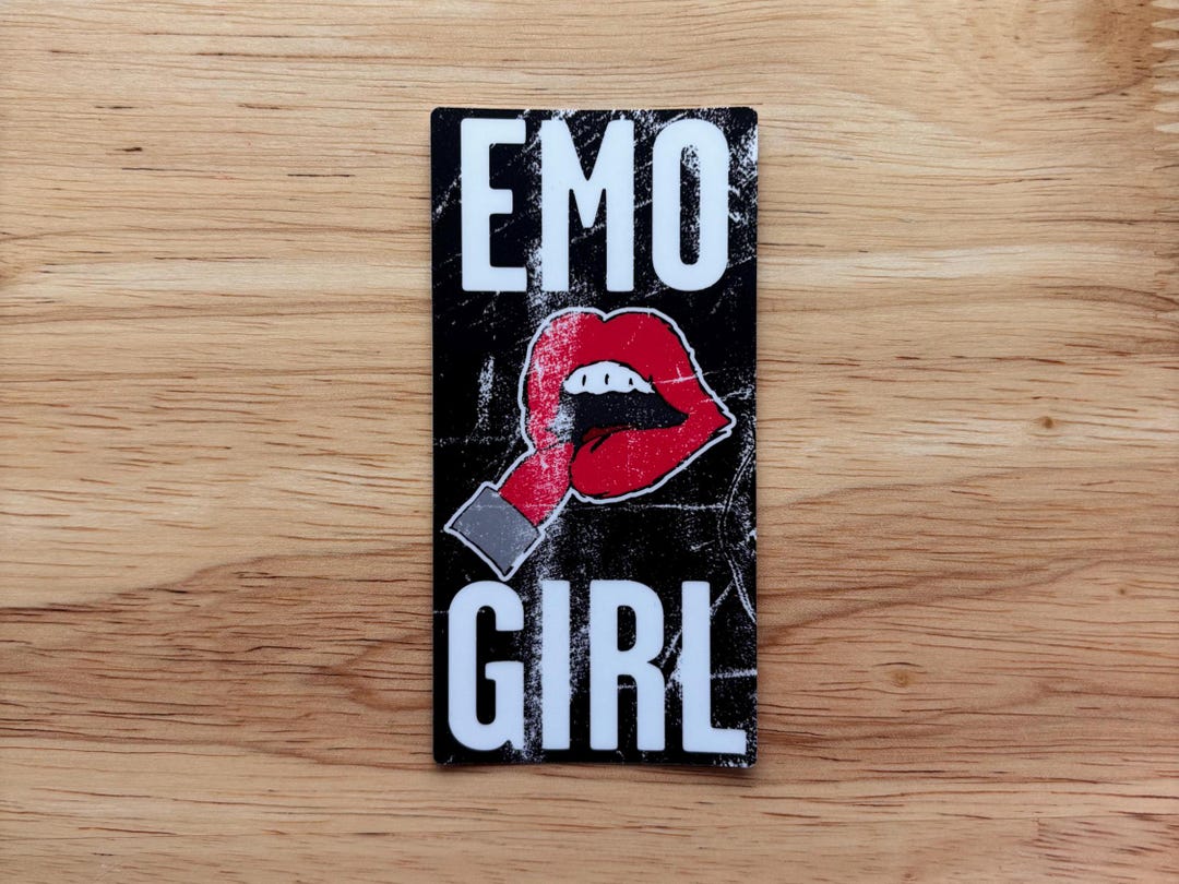 Emo Girl MGK Sticker Machine Gun Kelly Merch Mainstream Sellout Decal ...