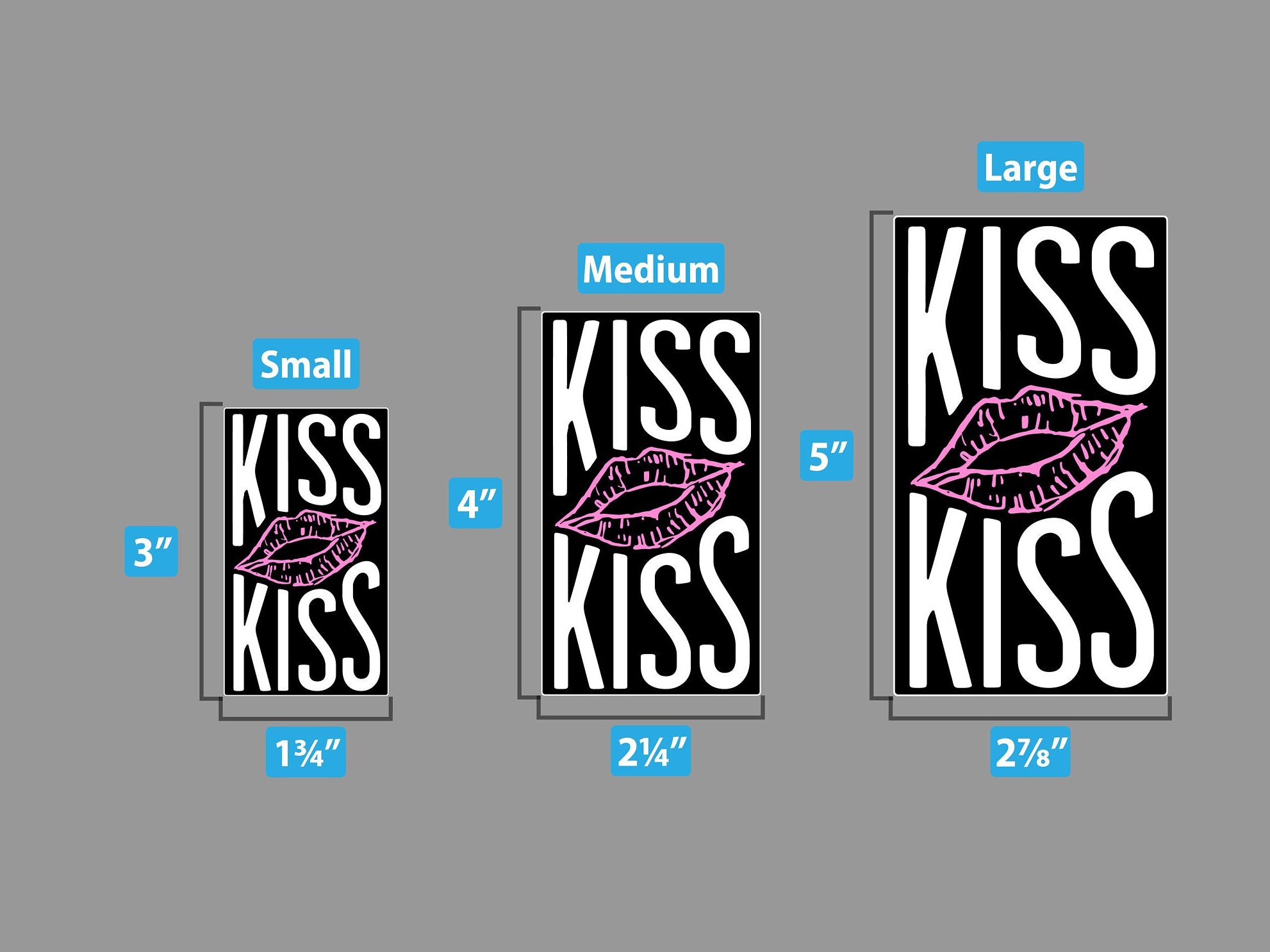 Kiss Kiss Machine Gun Kelly Sticker Tickets to My Downfall Decal MGK ...