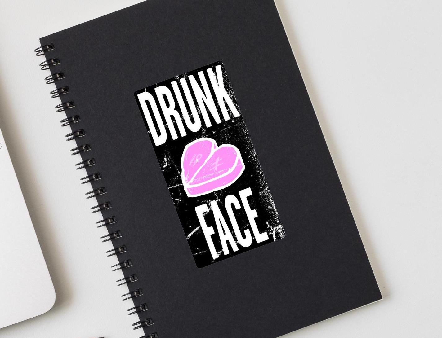 Drunk Face MGK Sticker Machine Gun Kelly Merch Tickets to My Downfall ...