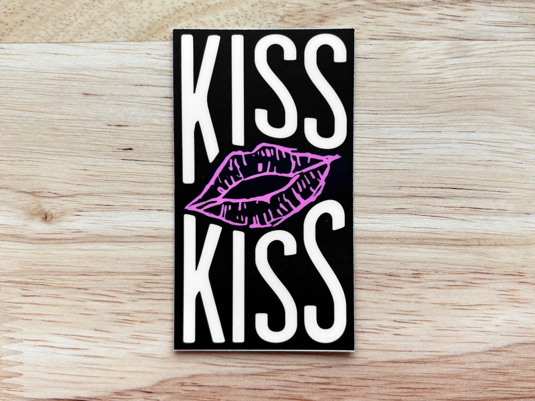 Kiss Kiss Machine Gun Kelly Sticker Tickets to My Downfall Decal MGK ...