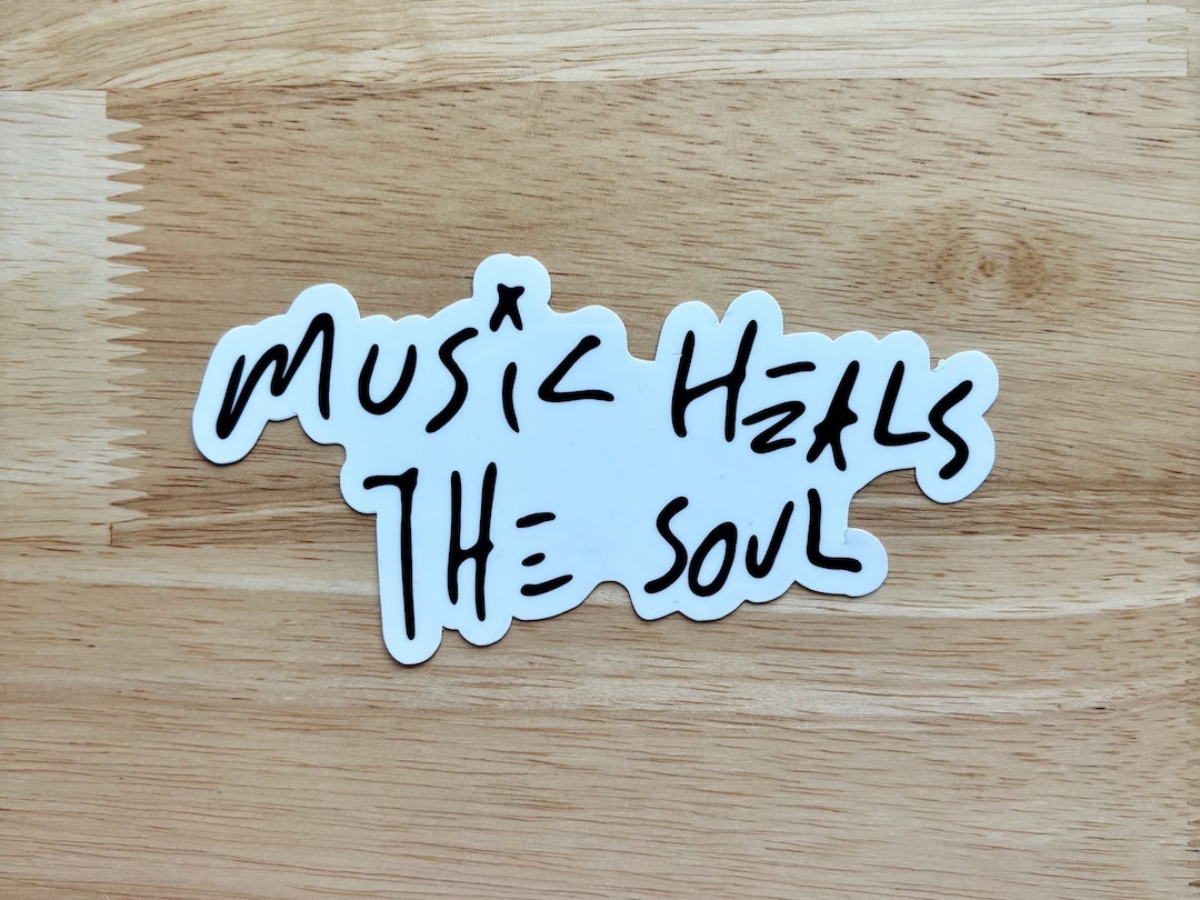 Music Heals the Soul Sticker Machine Gun Kelly Decal MGK Merch EST Pop ...