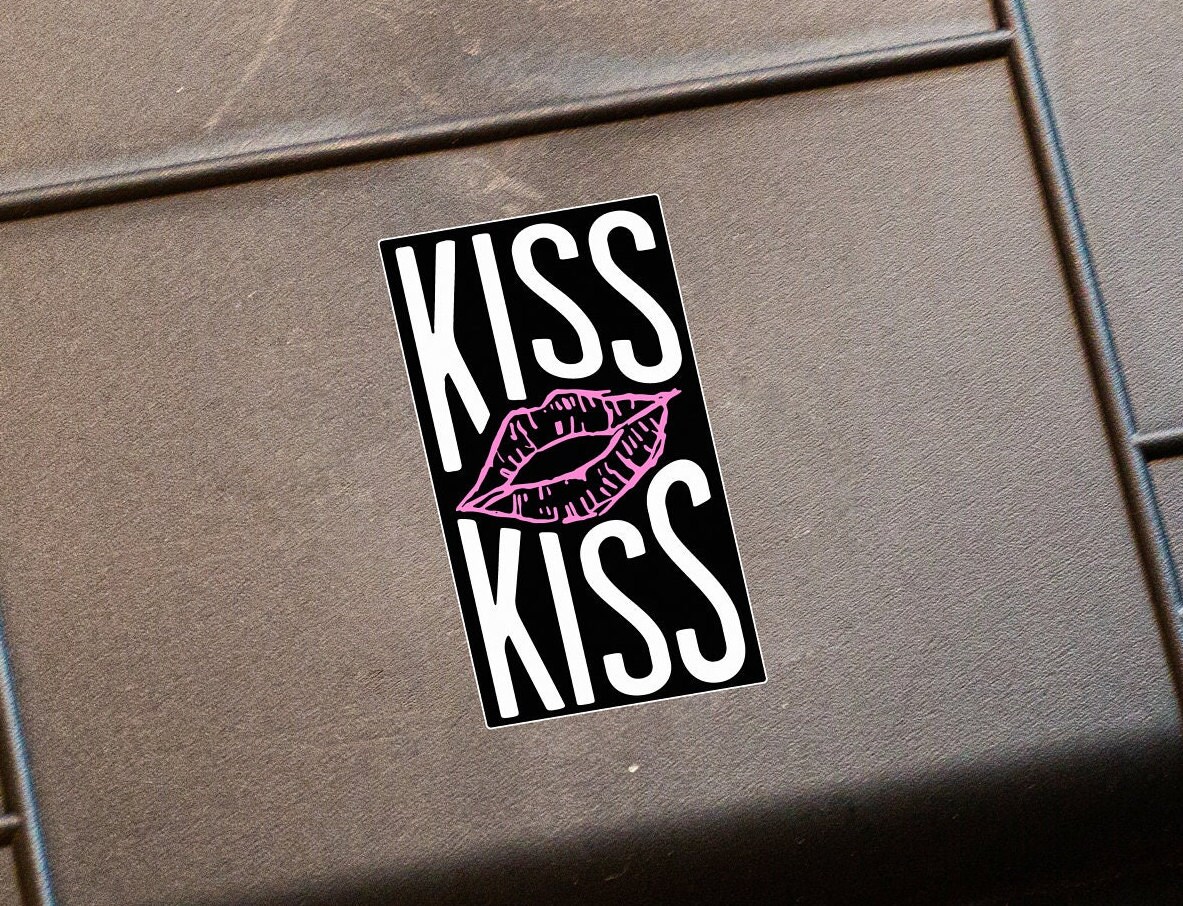 Kiss Kiss Machine Gun Kelly Sticker Tickets to My Downfall Decal MGK ...
