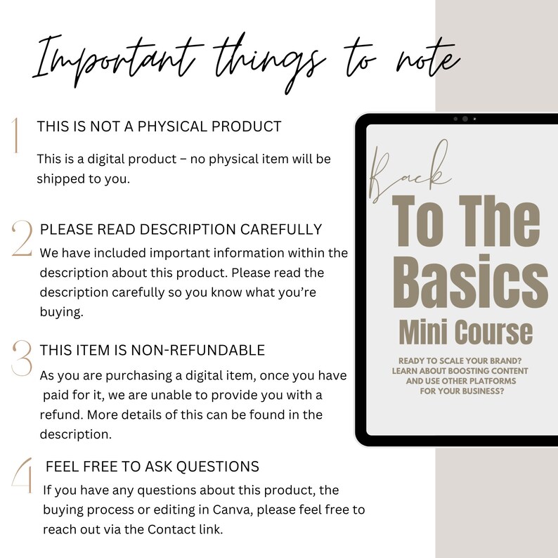 Back to the Basics Mini Course | Digital Marketing Course | Master Resell Rights and PLR | DFY ...