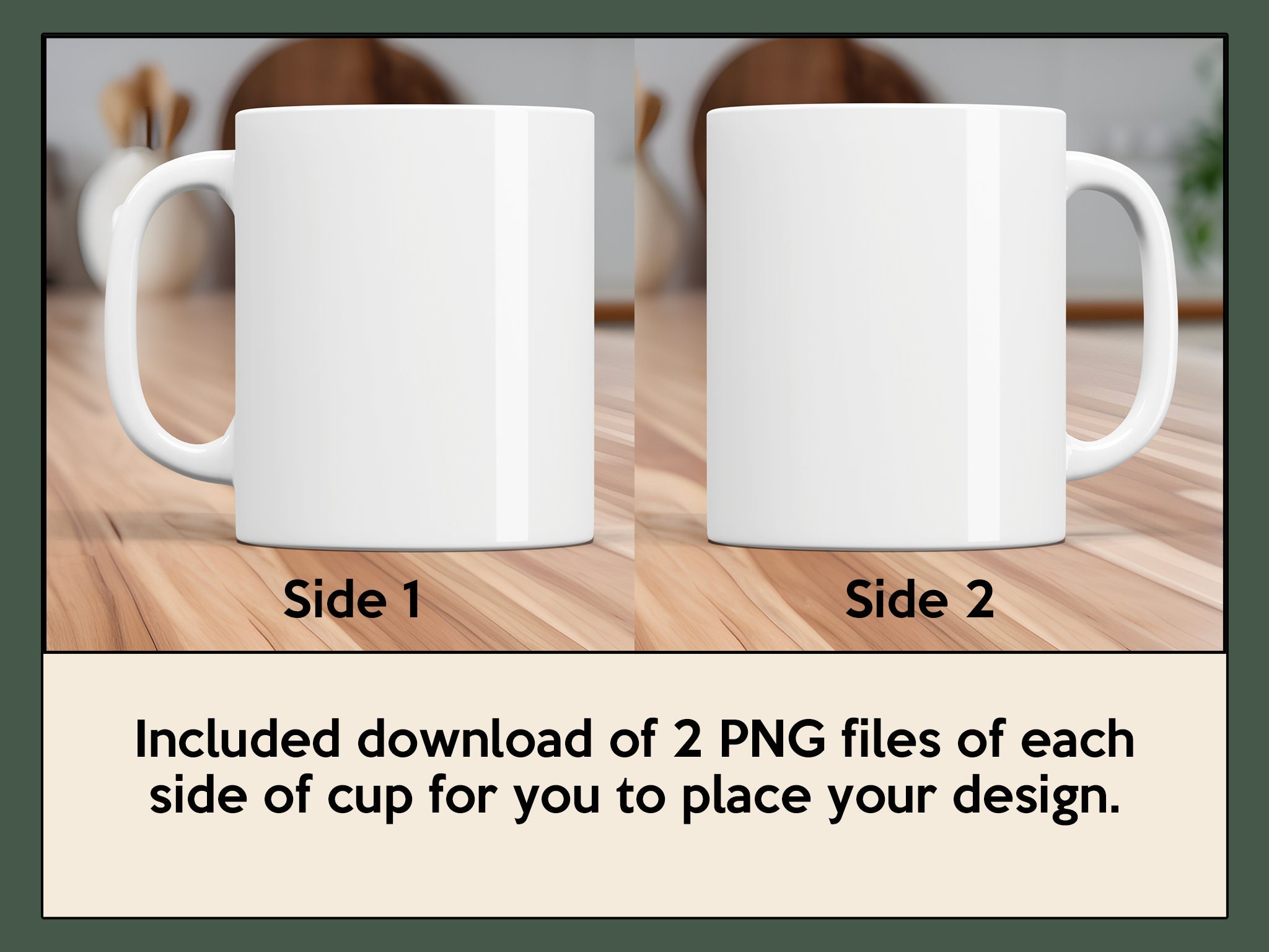 Canva Bundle Mug Mockup, Mug Mockup, Spinning 11oz Mug, Bundle Mug ...
