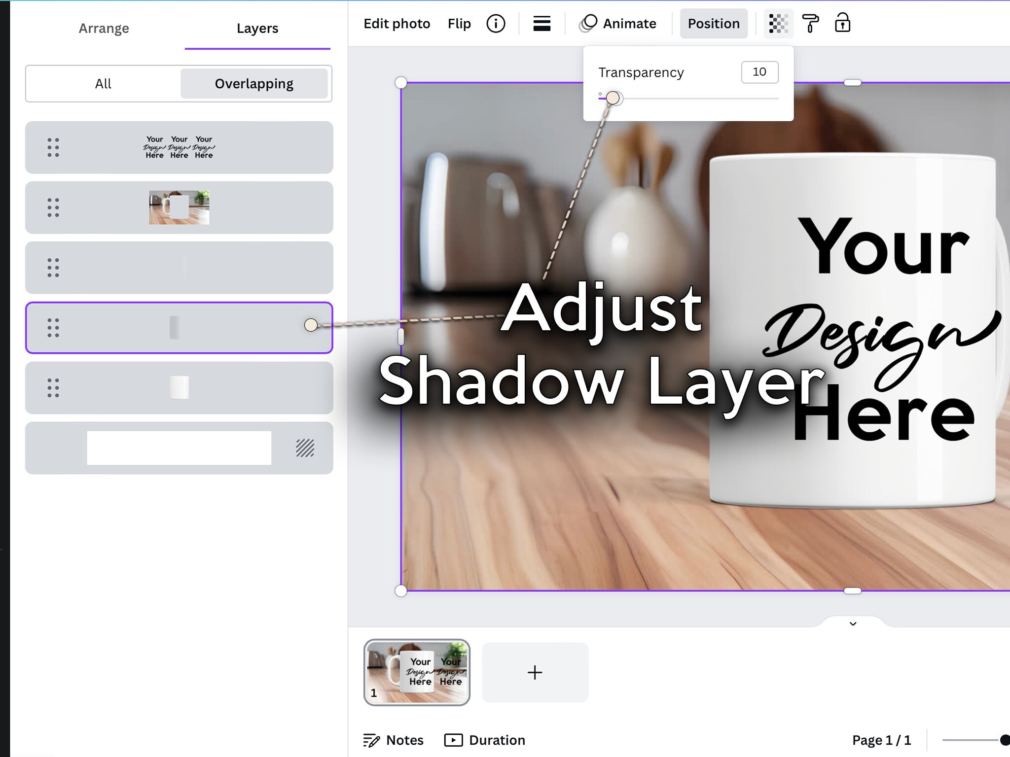 11oz Canva Rotating Mug Mockup, Animated Mug, Spinning Mug, Canva Mug ...