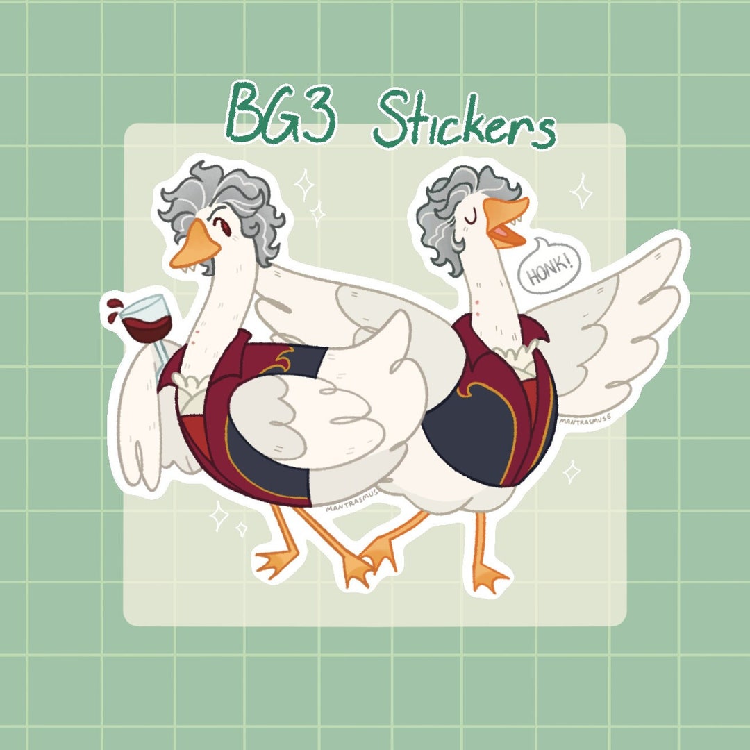 Goostarion Vinyl Stickers Baldur's Gate 3 - Etsy
