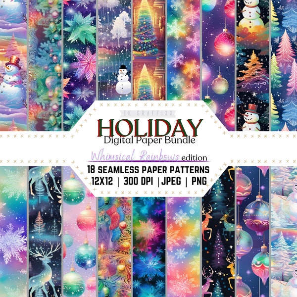 Rainbow Christmas - Etsy