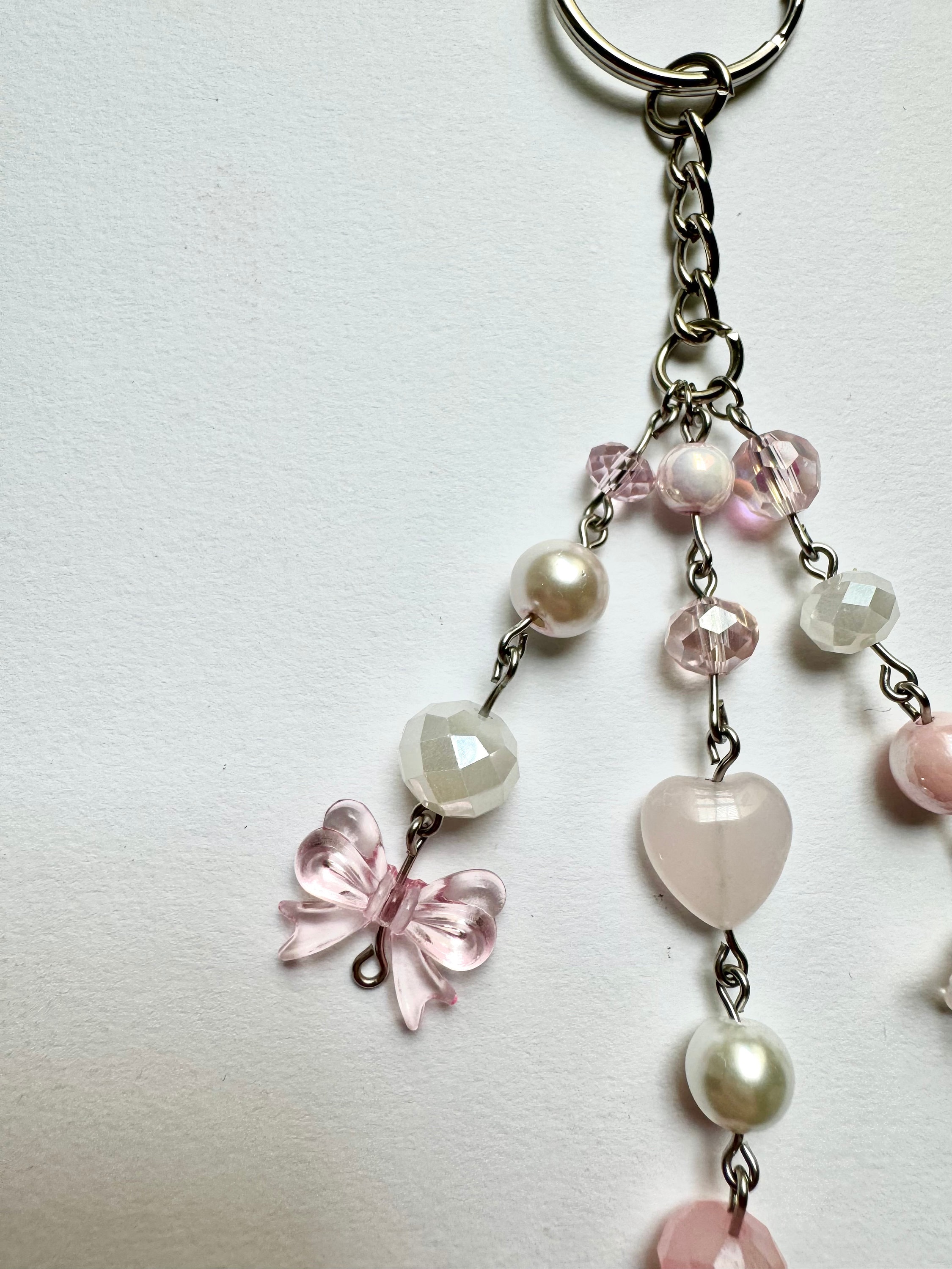 Matching Bow Keychains, Beaded Keychain, Handmade Jewelry, Cute Dainty ...