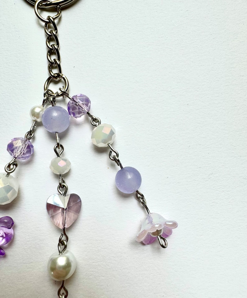 Matching Bow Keychains, Beaded Keychain, Handmade Jewelry, Cute Dainty ...