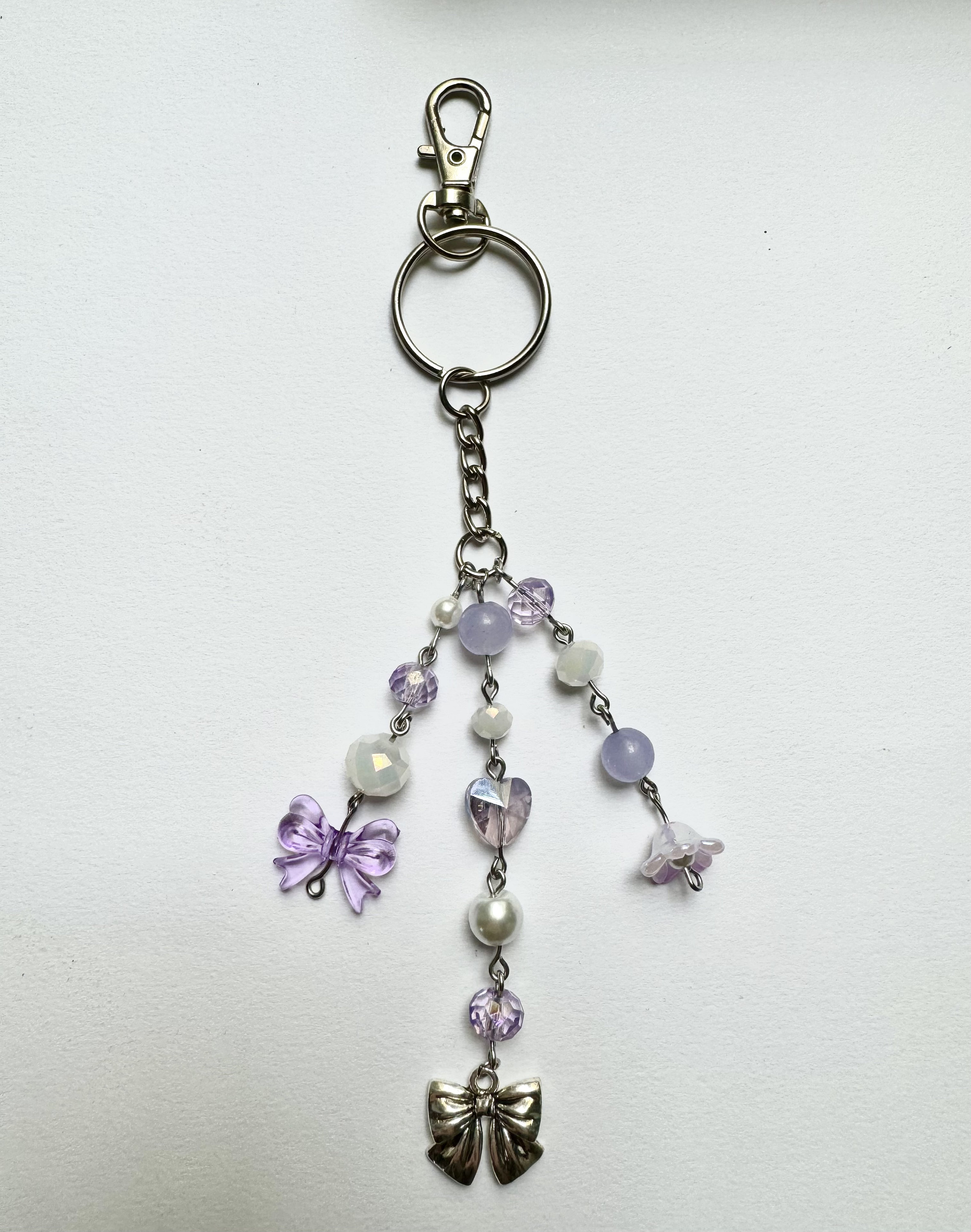 Matching Bow Keychains, Beaded Keychain, Handmade Jewelry, Cute Dainty ...