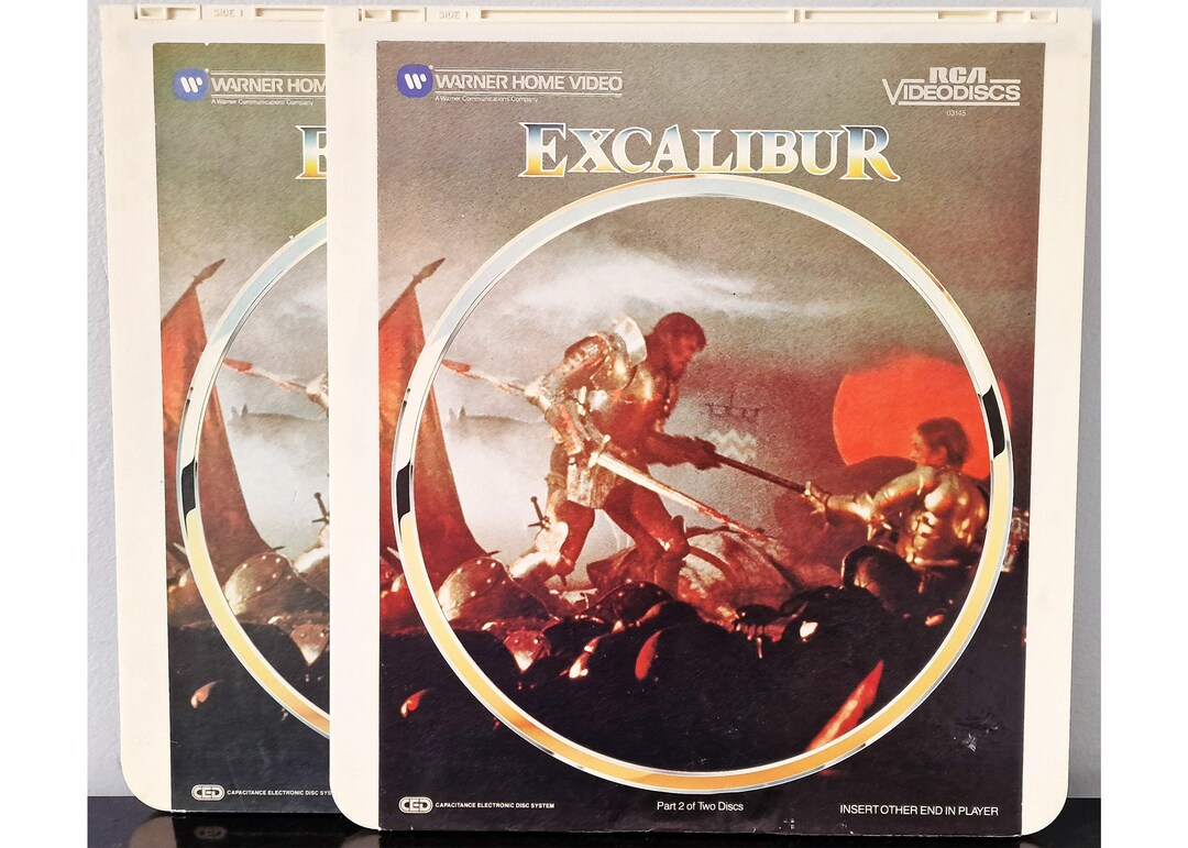 TESTED Selectavision CED Excalibur, 2-disc Set (capacitance Electronic ...