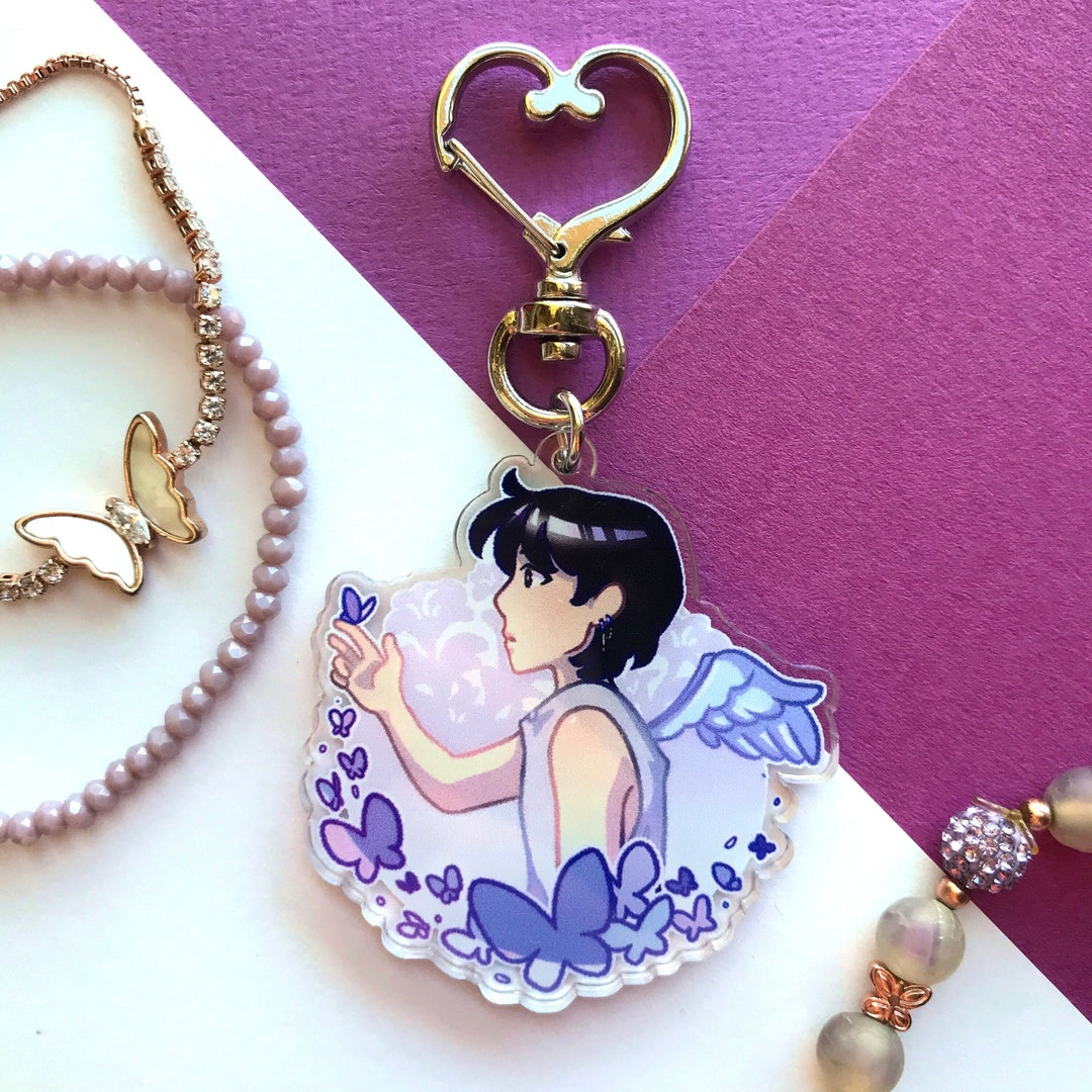 BTS Jimin Clear Acrylic Keychain Charm - Etsy