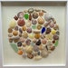 Handmade Ocean Seashell and Seaglass Mosaic Circle Coastal Home Decor ...