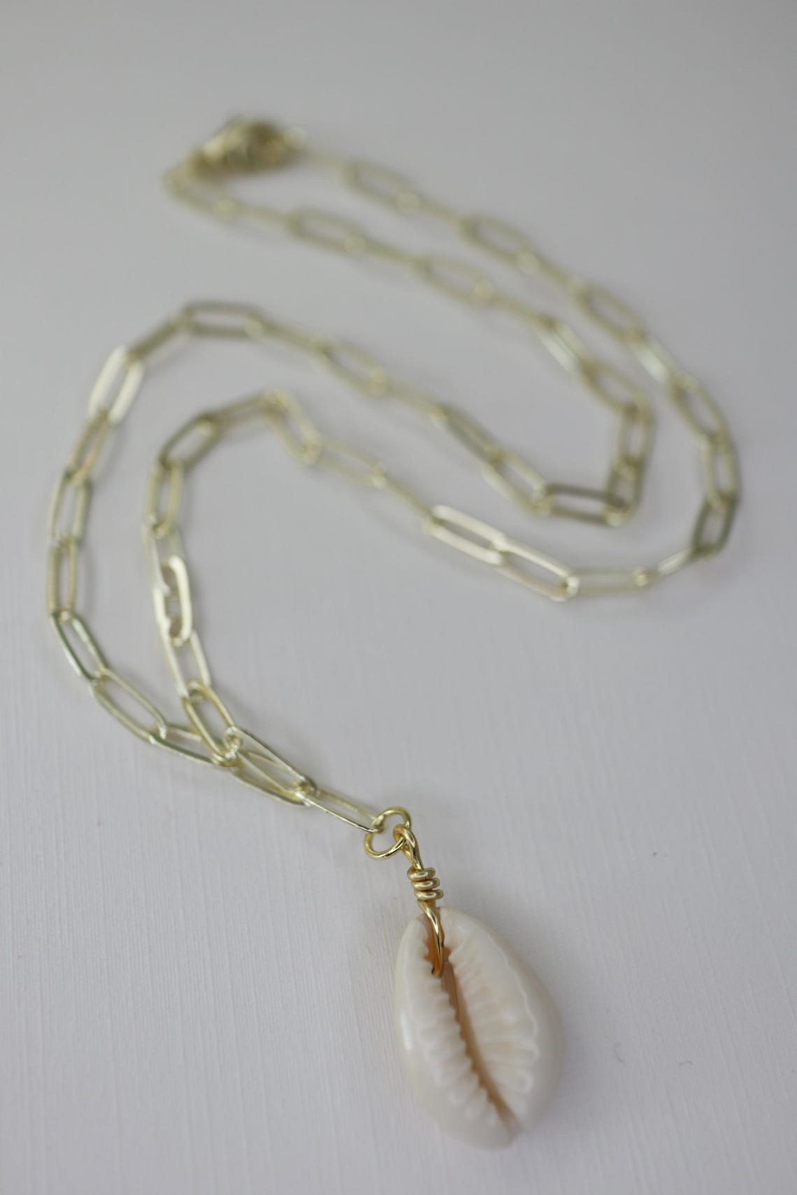 Coastal Cowrie Shell Necklace W/ Gold Chain | Beach Girls | Summer ...
