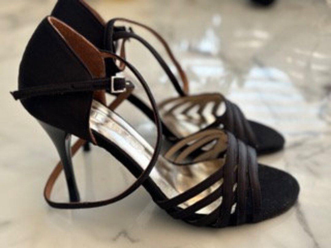 Black Women's Tango Shoes. Handmade in Argentina by Felicitas - Etsy