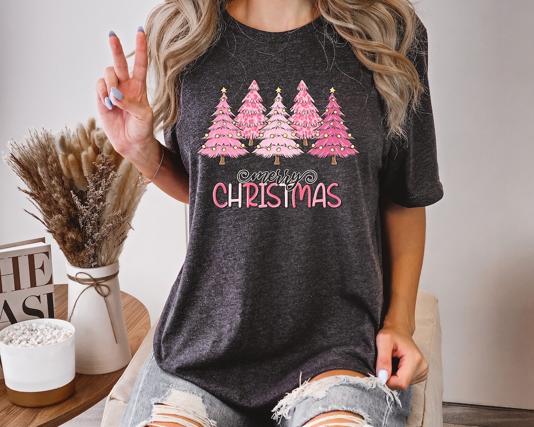 Merry Christmas Shirt, Women Christmas Shirt, Cute Christmas Shirt ...