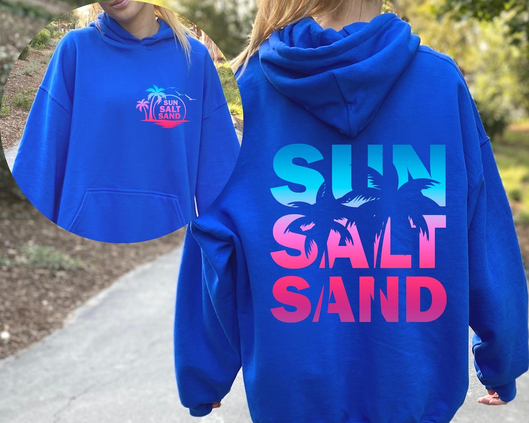 Retro Sun Salt Sand Summer Beach Vacation Sweatshirt,travel Crewneck ...