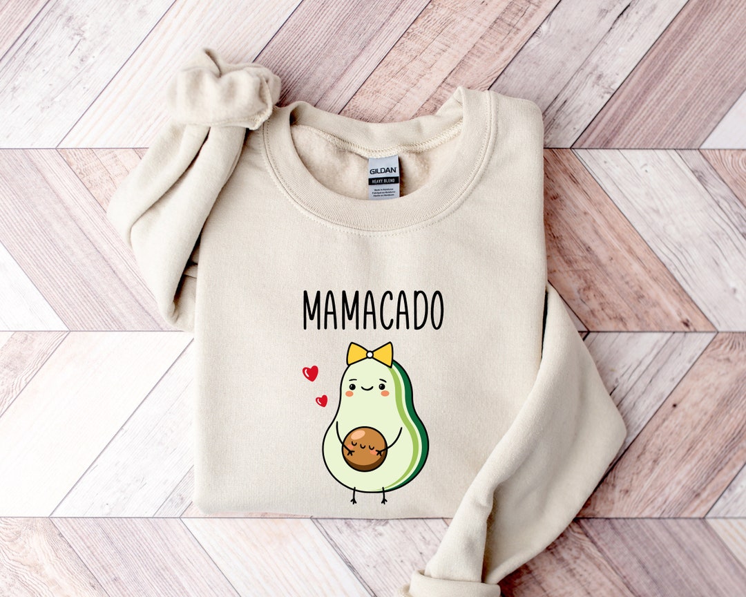Mamacado Sweatshirt and Hoodie, Baby Announcement Shirt, New Mom Gift ...