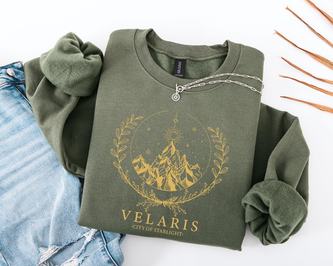 Velaris City of Starlight Two-sided Sweatshirt, the Night Court Sweater ...