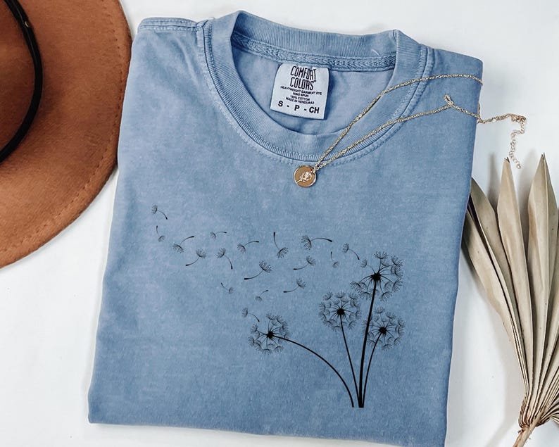 Comfort Colors® Dandelion Shirt, Inspirational Sweater, Windflower ...