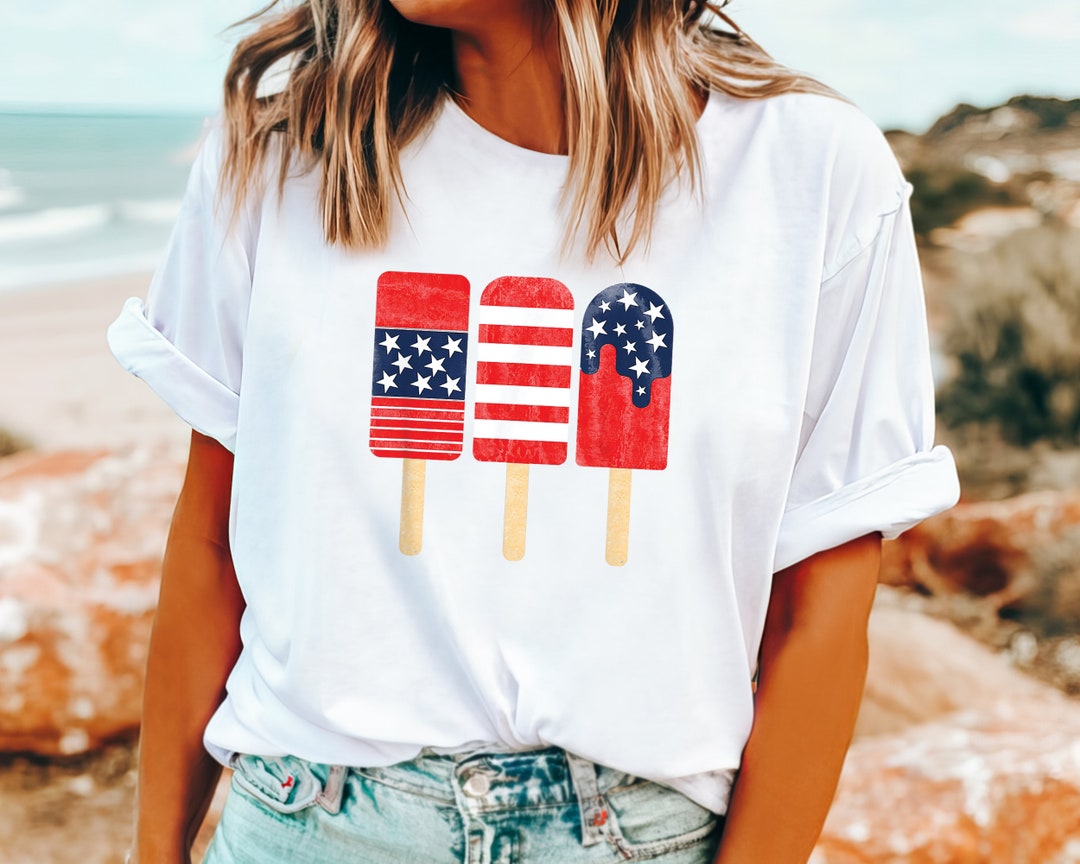 Popsicle Shirt, 4th of July Family, Family Matching Shirt, Patriotic ...