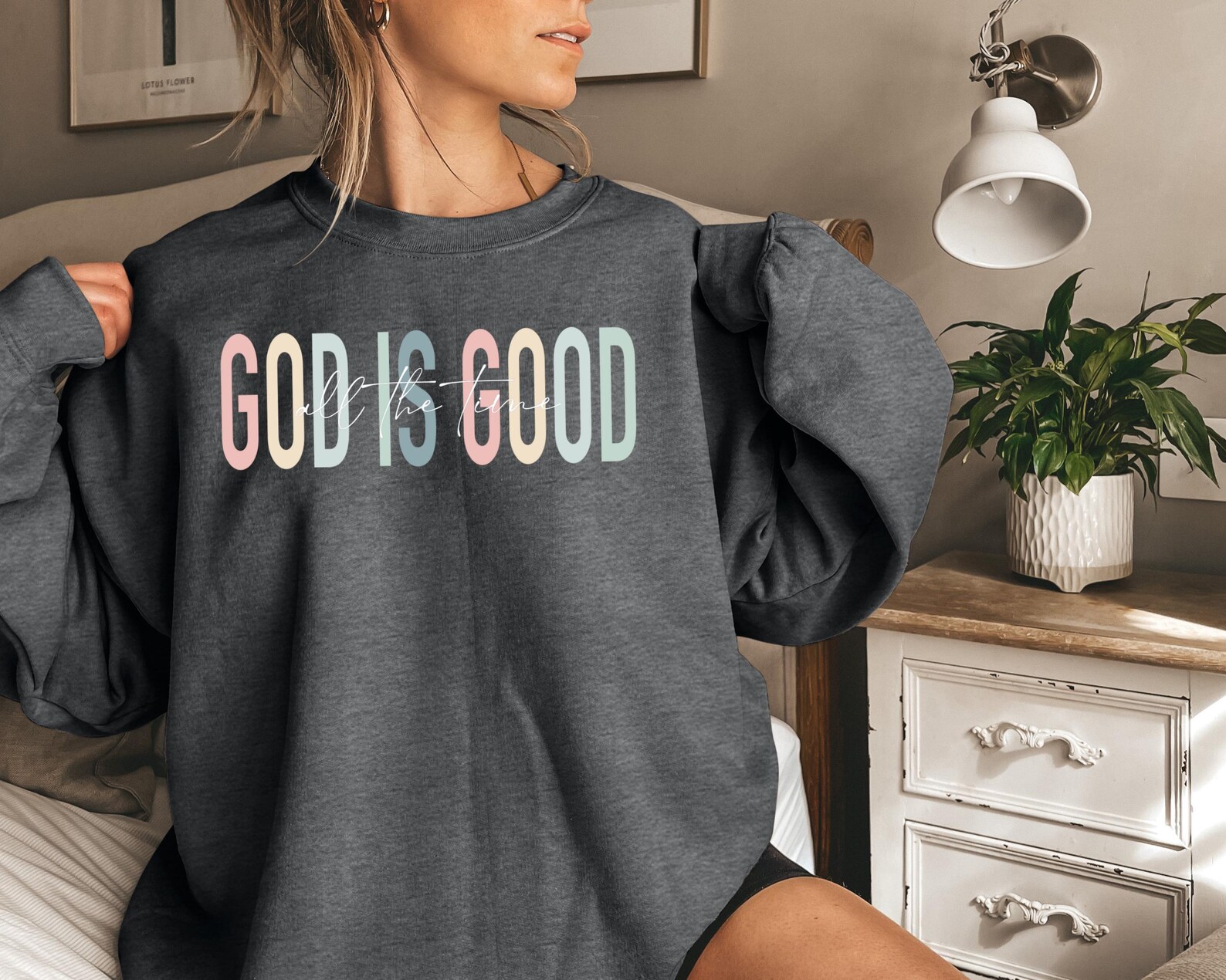 God is Good Sweatshirt, God is Good Crewneck, Christian Sweatshirt ...
