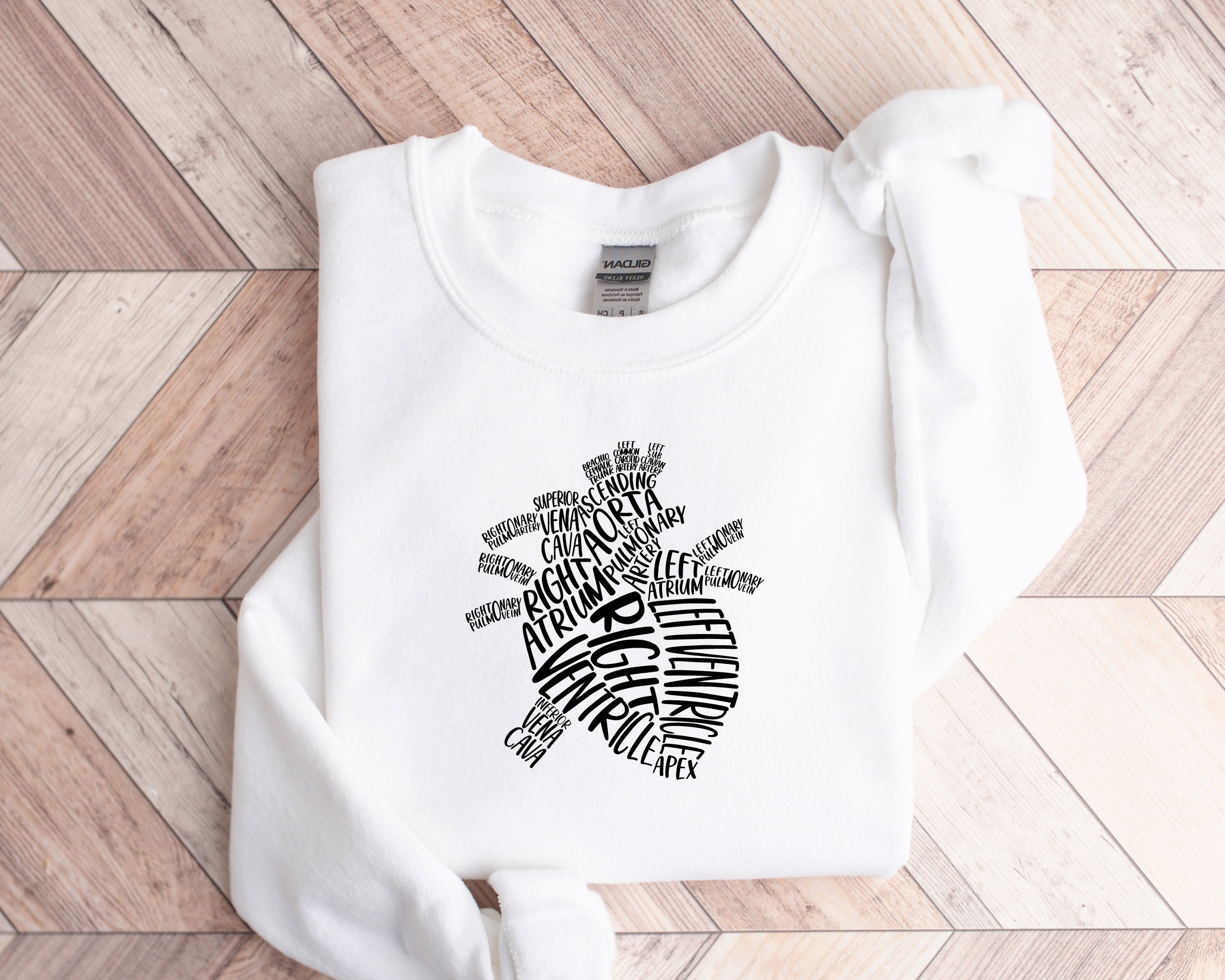 Heart Anatomy T-shirts, Nursing School Shirt, Cardiologist Anatomical ...