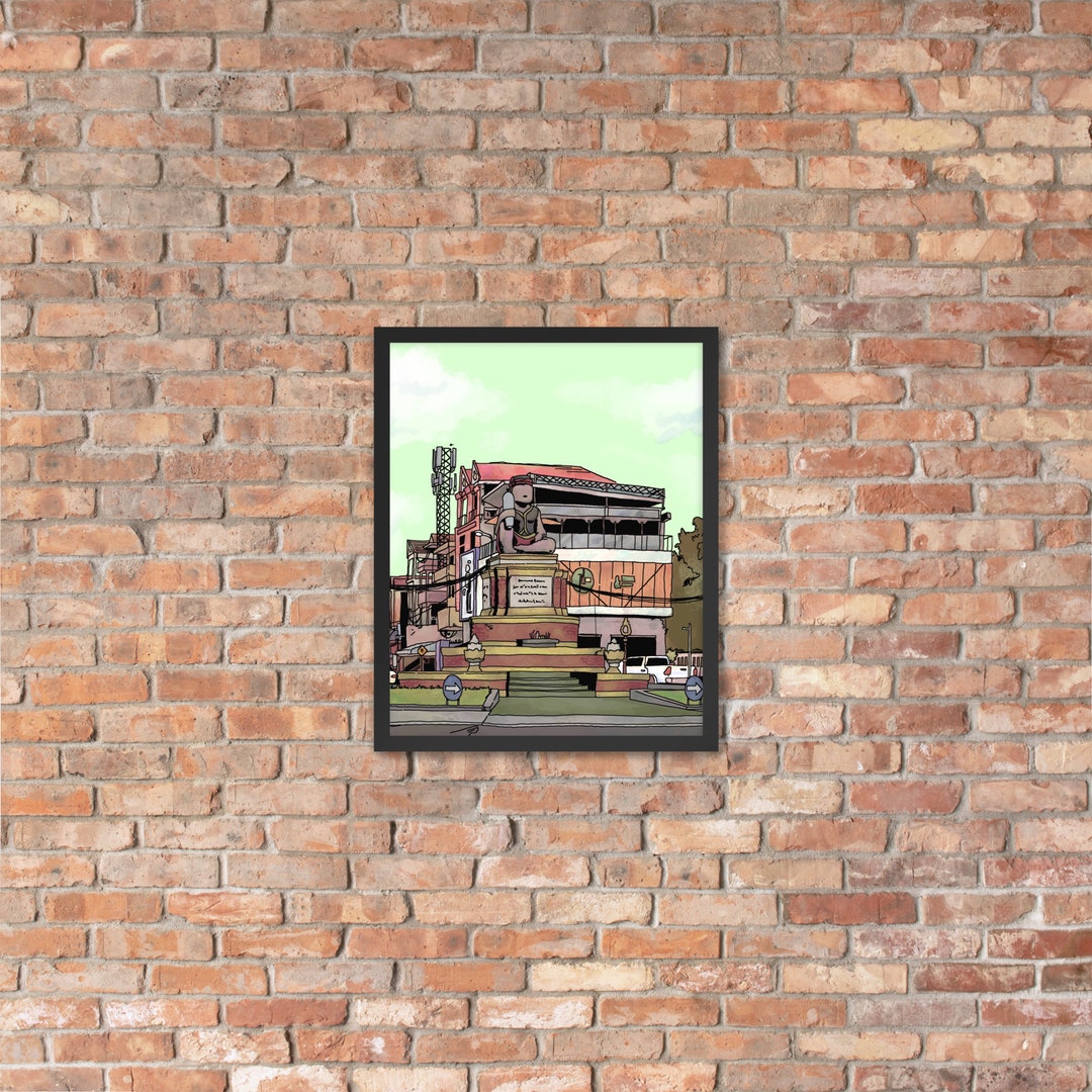 Takhmao Roundabout Poster, Abstract Wall Art - Etsy