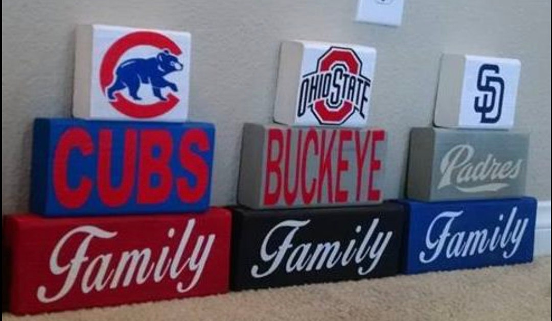 Family Sports Block Sets - Etsy