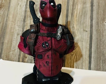 Deadpool Bust Hand Painted to Order - Etsy