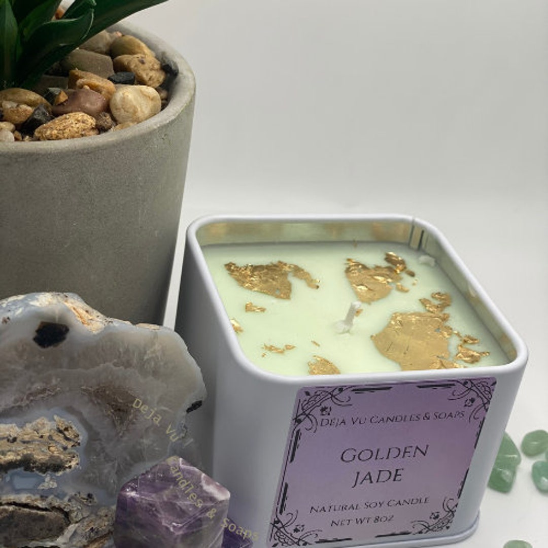 Golden Jade Candle | All Natural Soy Candle - Etsy