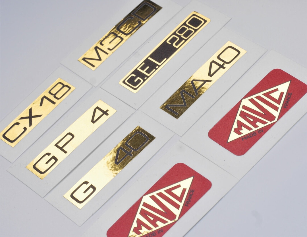 Set Decal MAVIC GP 4 G 40 MA 40 Cx 18 M3cd G.E.L 280 330 Gold - Etsy