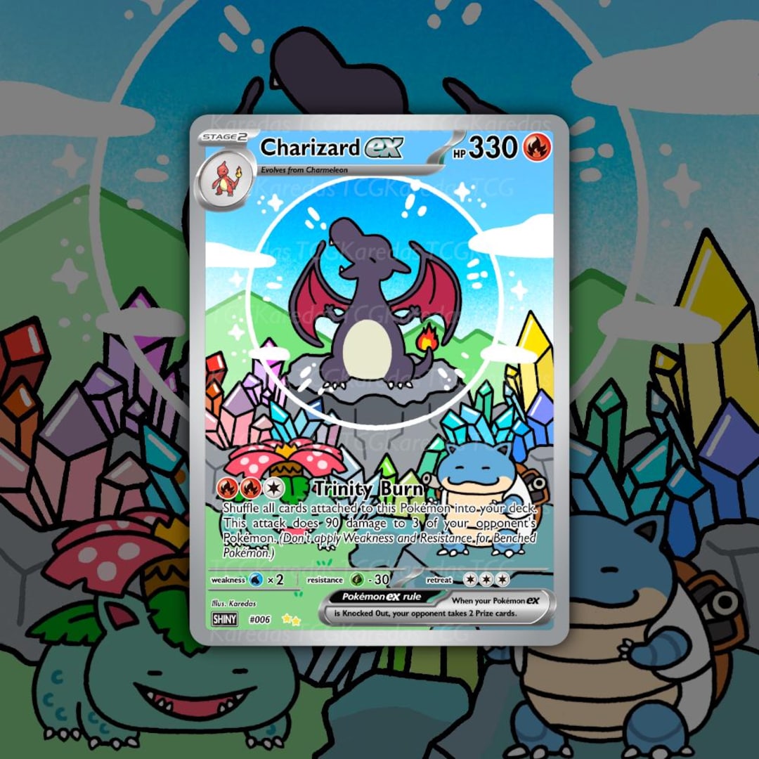 Custom Holographic Card - Extension of the PAF EN/FR 251/091 Set - Etsy