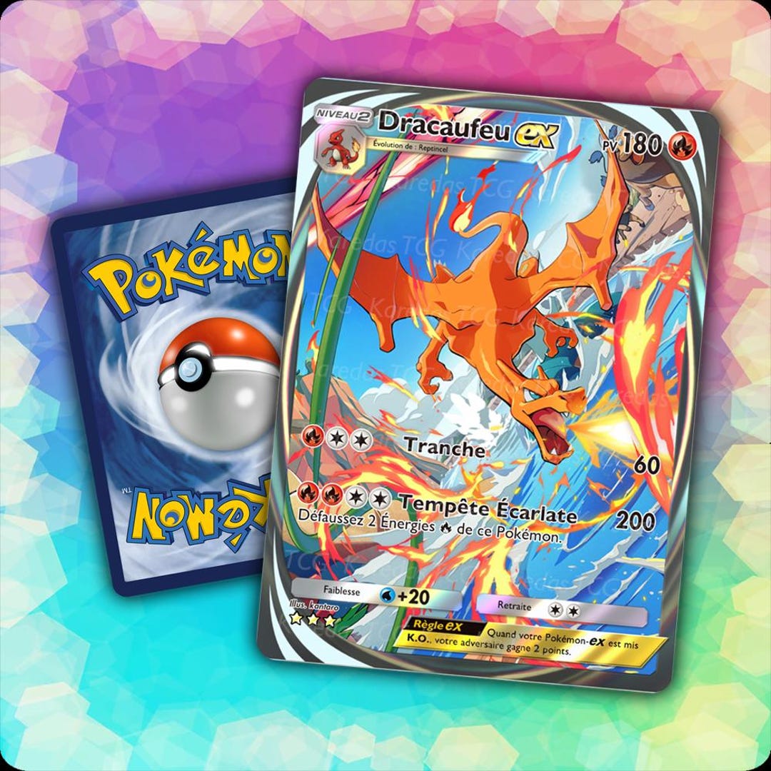 Charizard EX Immersive - Custom Pokemon Card - Etsy