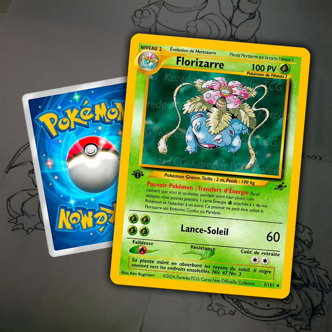 Venusaur Custom Pokemon Card - Etsy