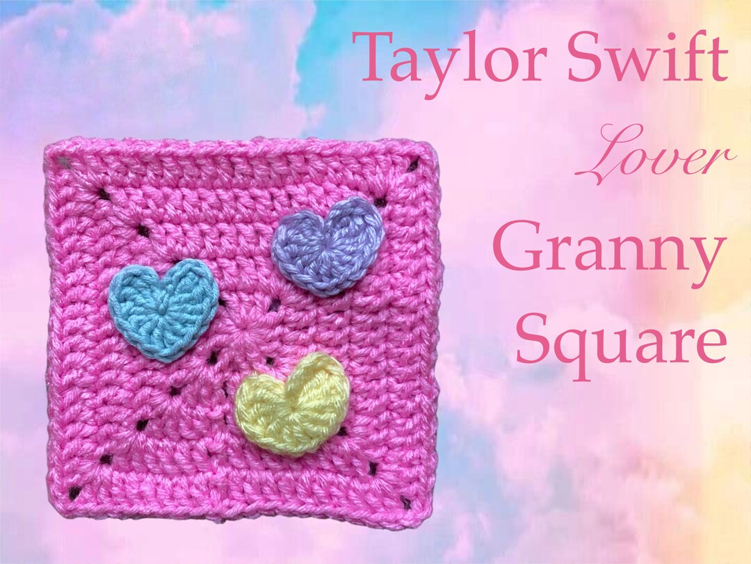 The Lover Granny Square Taylor Swift Album Crochet Pattern - Etsy