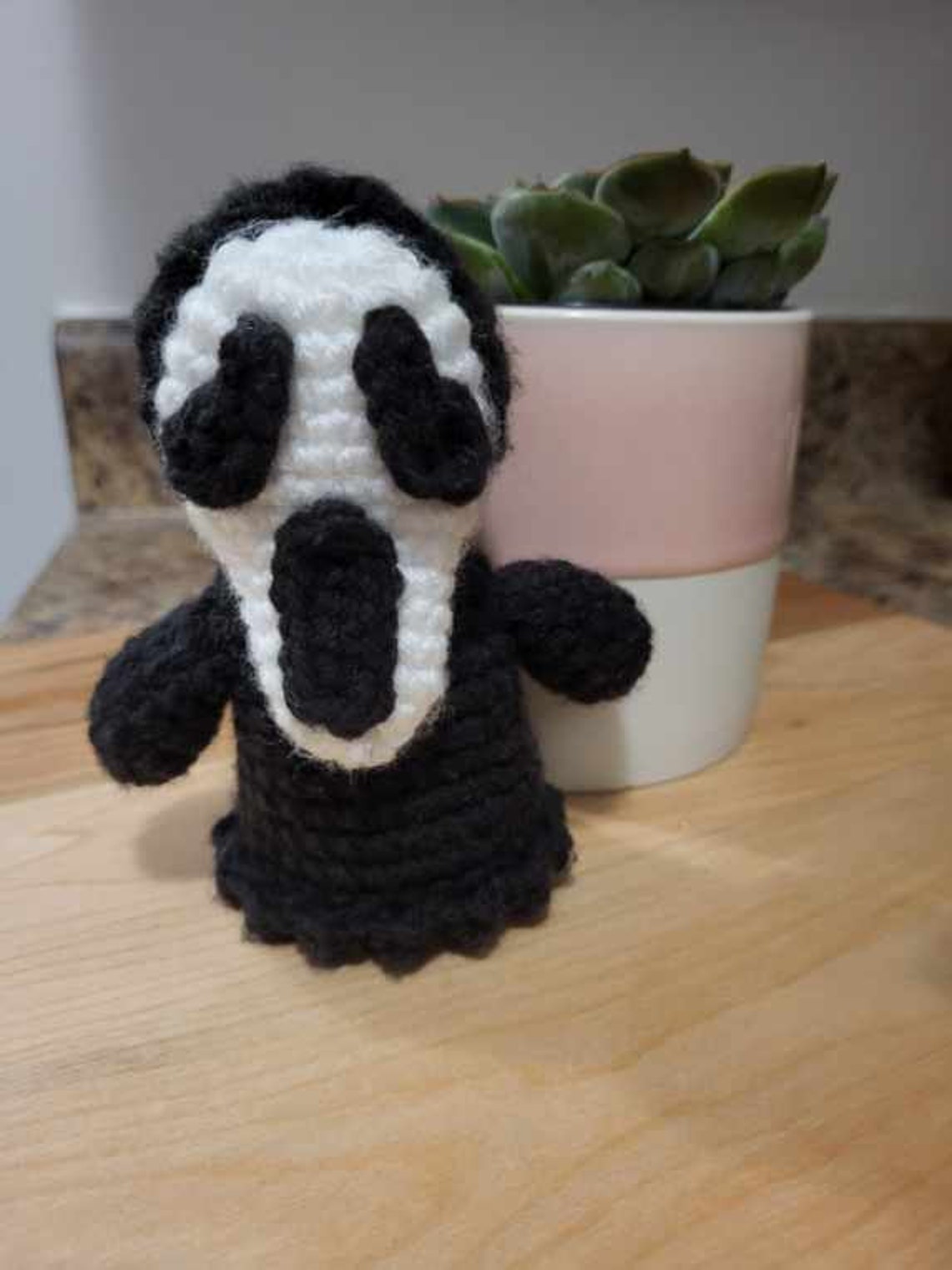 Ghost Face Crochet Pattern | Halloween Plushie Intermediate PDF ...