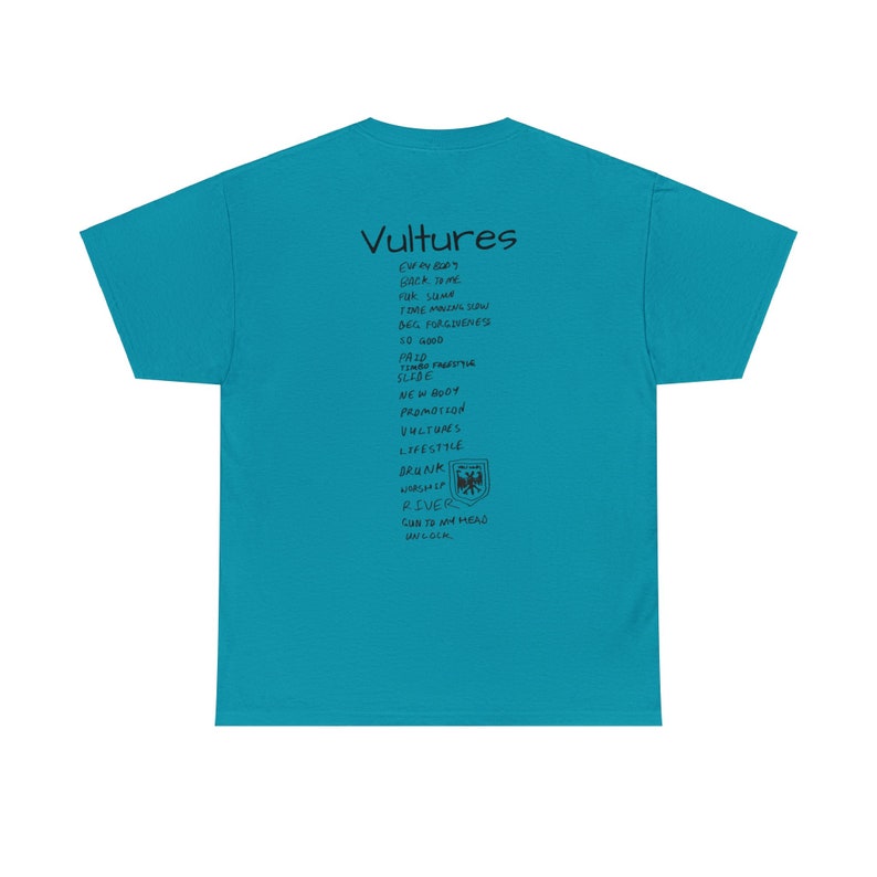 Vultures Kanye West Ty Dolla Sign Track List T-shirt, Kanye West's Fan ...